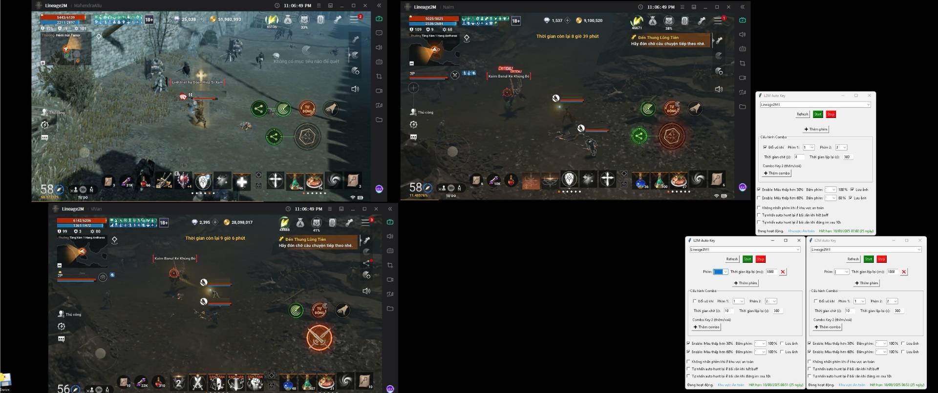 Auto Lineage 2M tốt nhất 2025 – Nhẹ, tương thích Purple